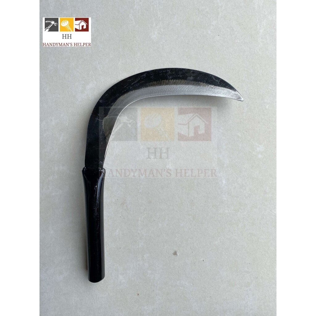HEAVY DUTY SABIT RUMPUT LEMBU BESI HANDLE PEMEGANG BESI 牛草刀 牛草镰刀 PISAU ...