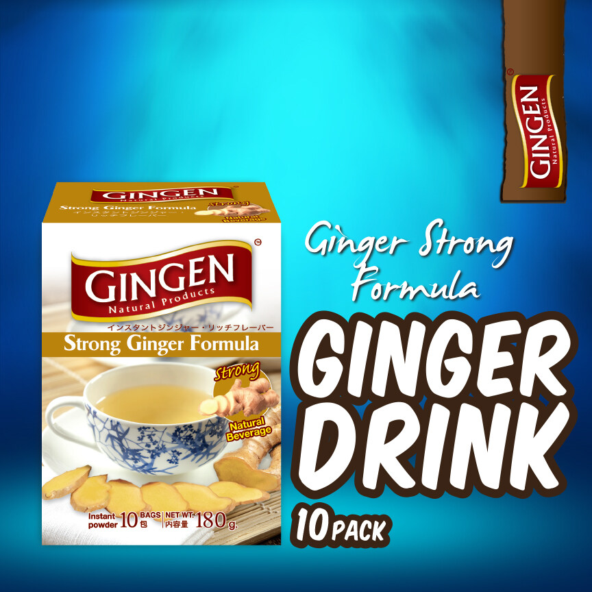 GINGEN GINGER DRINK INSTANT GINGER STRONG FORMULA | Lazada