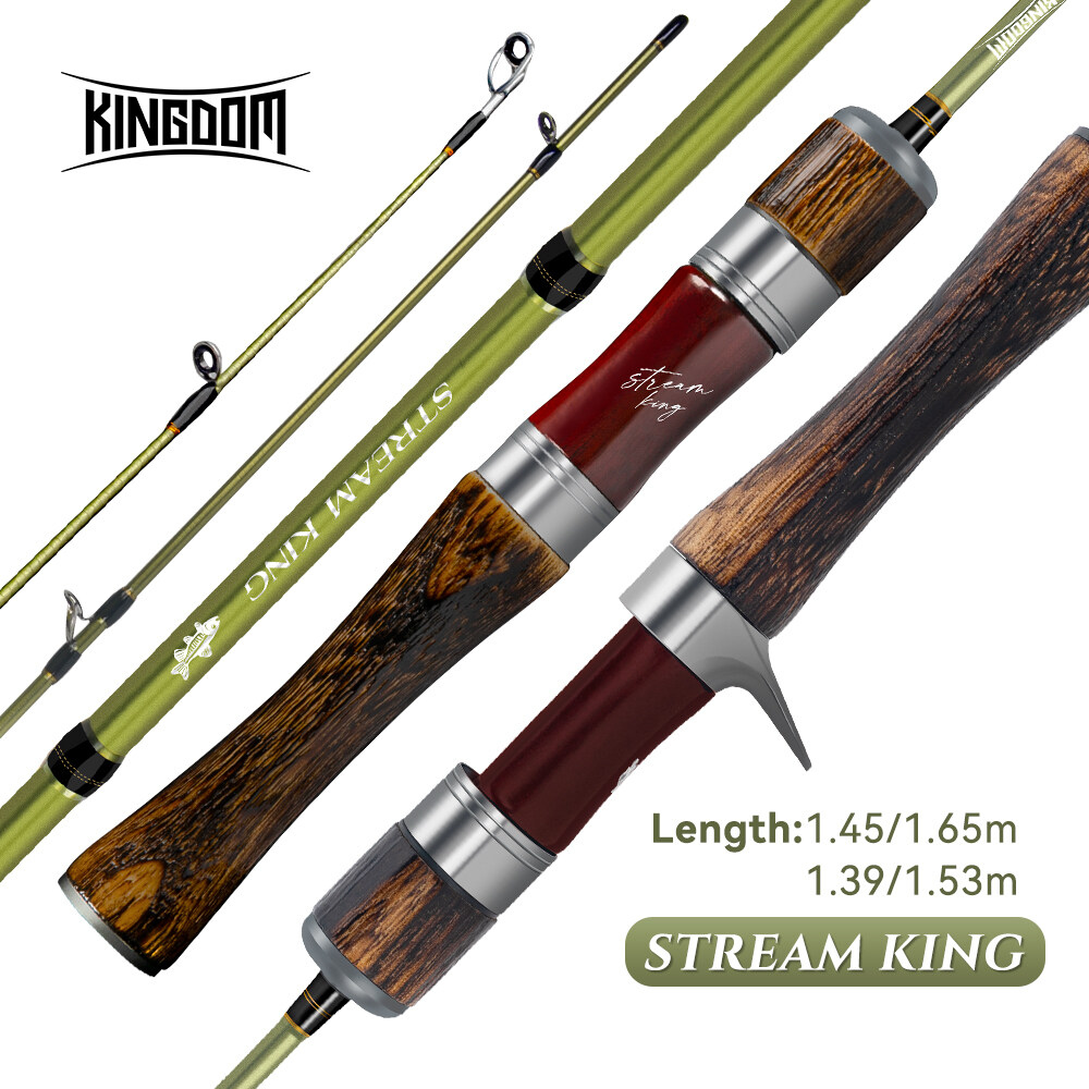 Kingdom STREAM KING Carbon Spinning Casting แท่งตกปลาคาร์บอน1.45M 1.65M ...