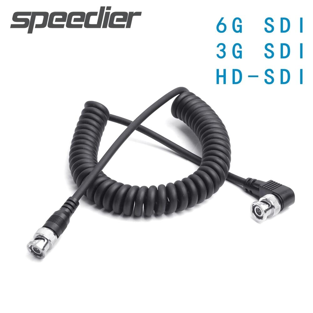 Stretch Coiled Broadcast Quality 6G 3G HD-SDI 4K HD SDI Spring Cable ...