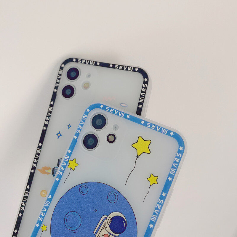 QuXis Simple Transparent Silicon matte Case for iPhone 12 11 Pro Max 7 ...