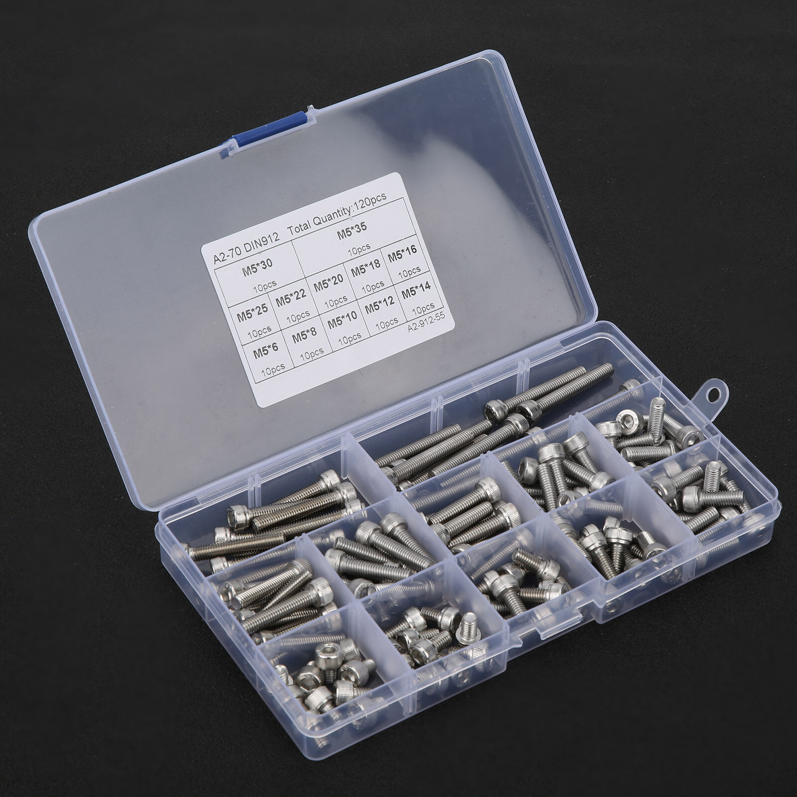 Hex Socket Screw Cap 304 Stainless Steel Multi‑Length Combination Set ...