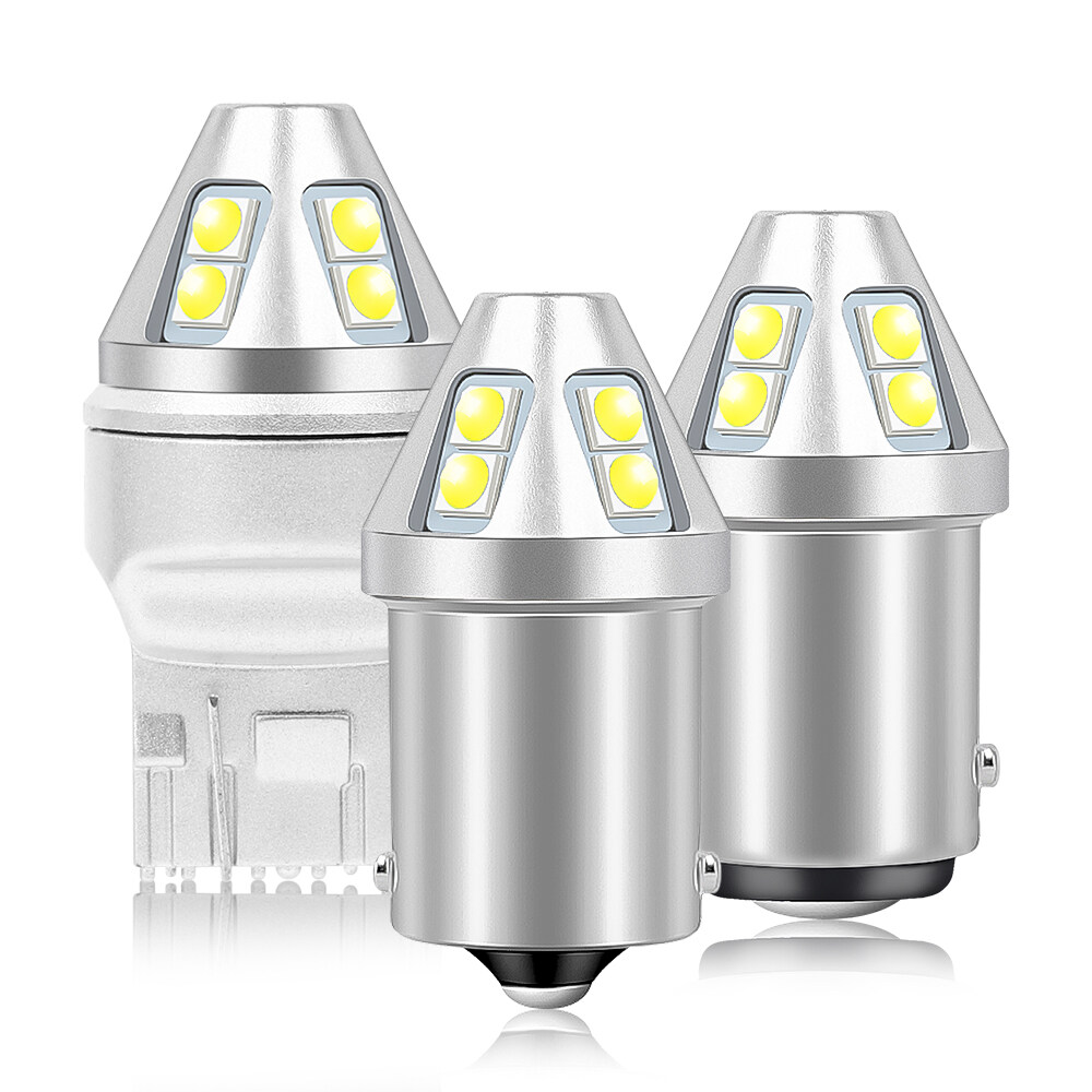Aitemay Led รถยนต์ LED หลอดไฟ T20 LED 7443 P21W Led BAY15D BA15S LED ...
