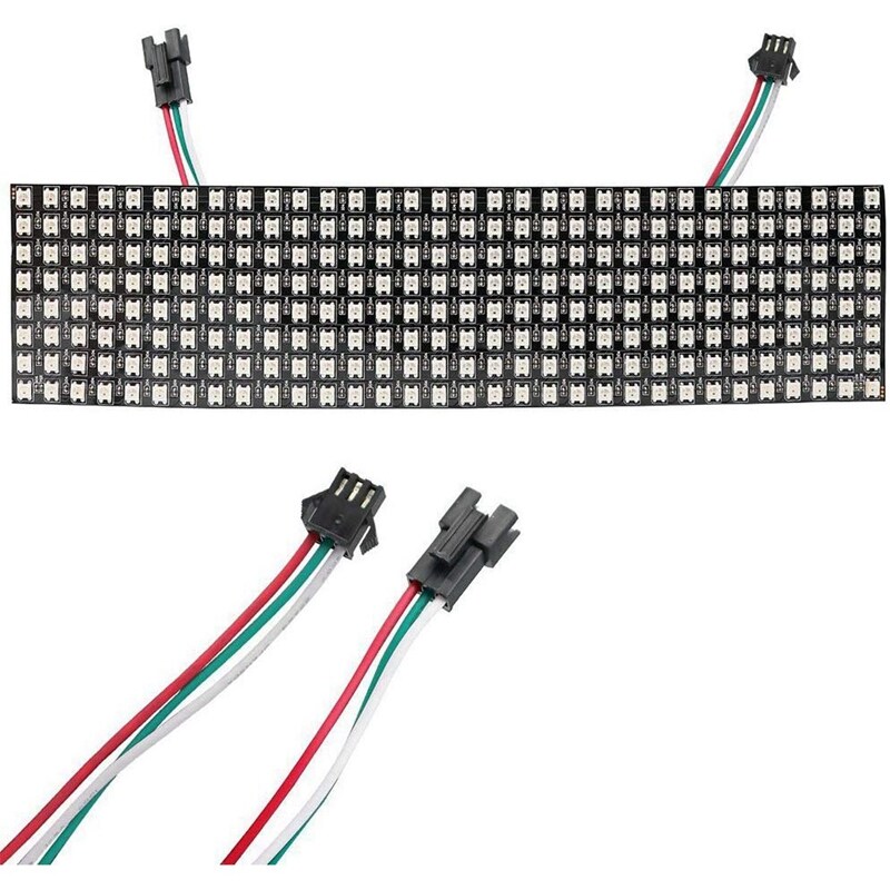 LED Matrix Panel, WS2812B RGB 832 Pixels Digital Flexible Dot Matrix ...