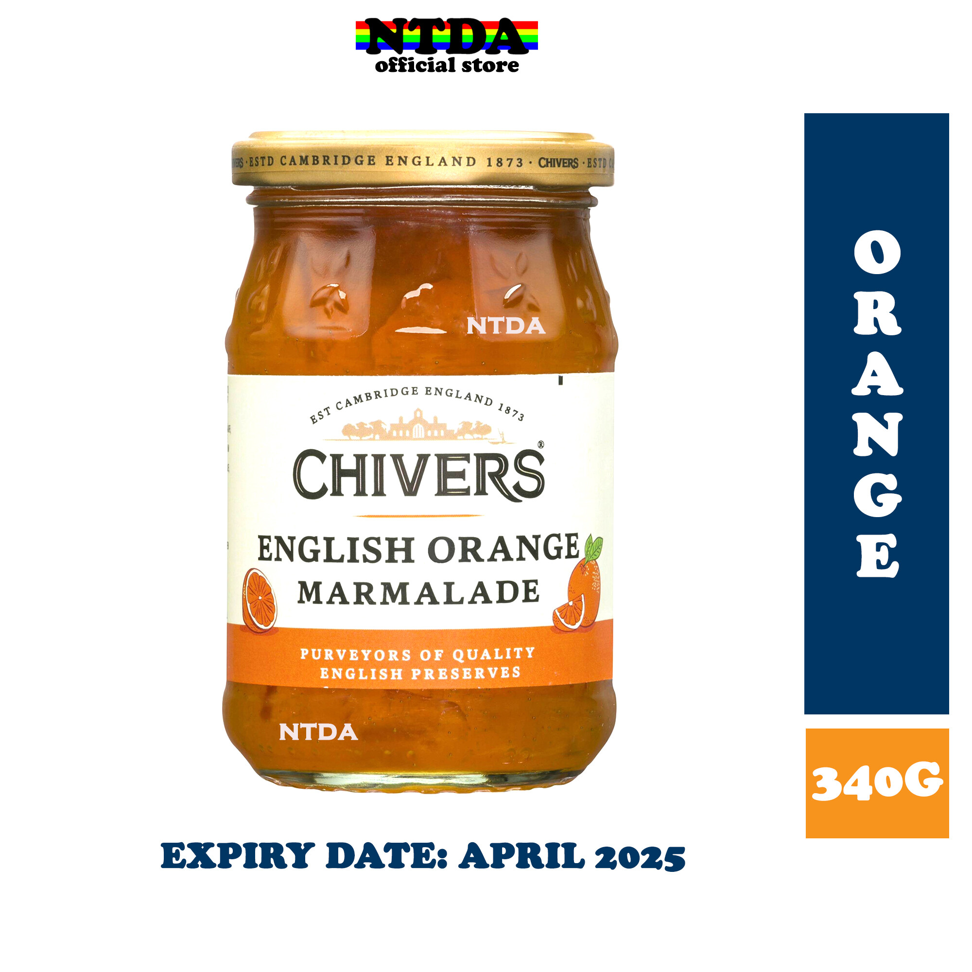 Chivers Assorted Fruits Jam 340G (Strawberry/Raspberry/Mixed Fruit ...
