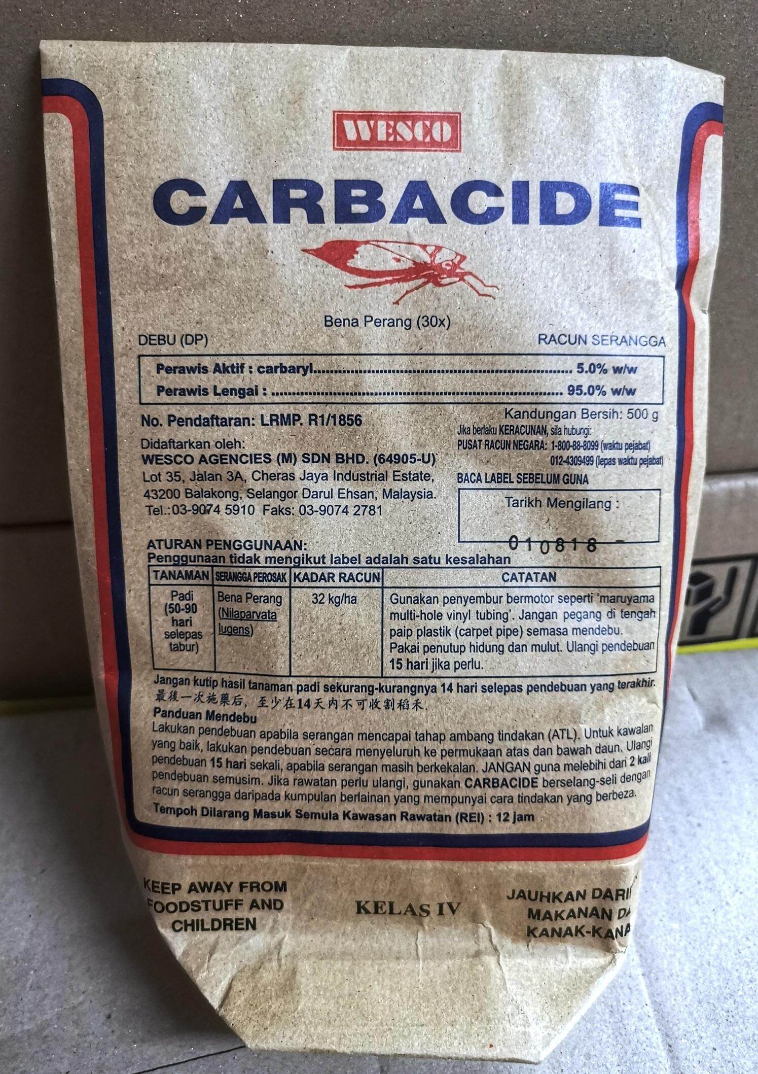 Carbacide 500g (Insecticide/Racun Serangga) | Lazada