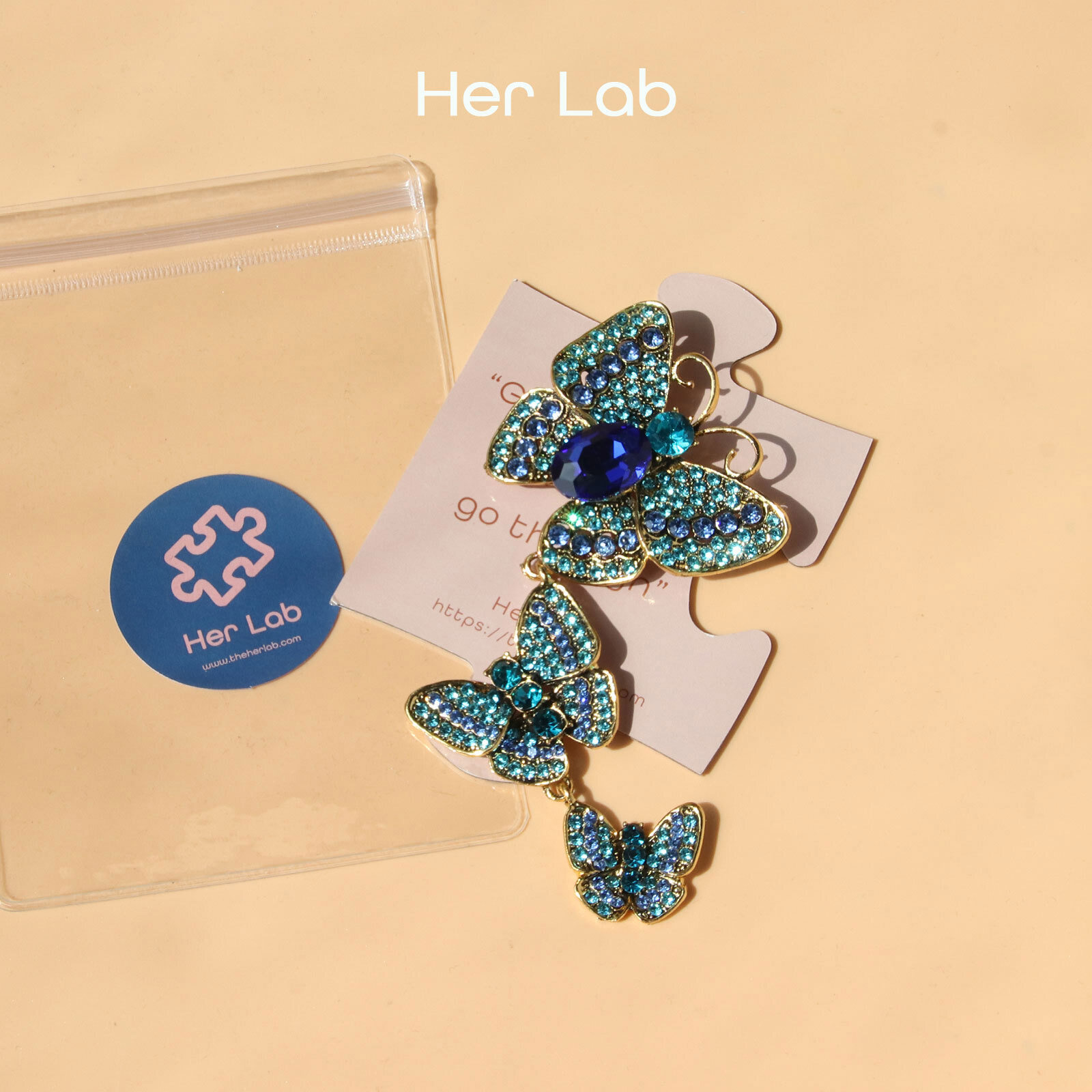 Her Lab Jewelry | เข็มกลัดผีเสื้อสุดสร้างสรรค์จากดีไซเนอร์เข็มกลัดอัล ...