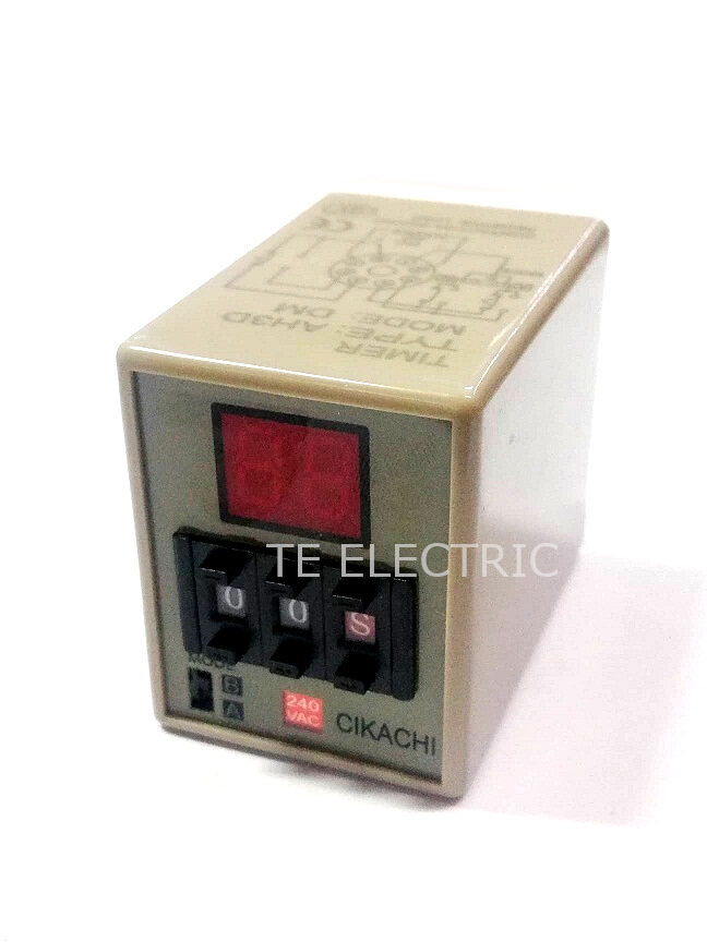 CIKACHI AH3D-DM DOUBLE CONTACT MULTI RANGE DIGITAL TIMER CKC SINGLE ...
