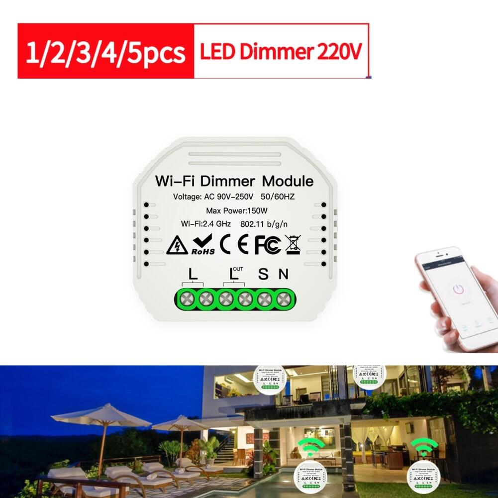 WiFi Dimmer Mini WiFi Smart Light Dimmer Module Switch Module Support ...