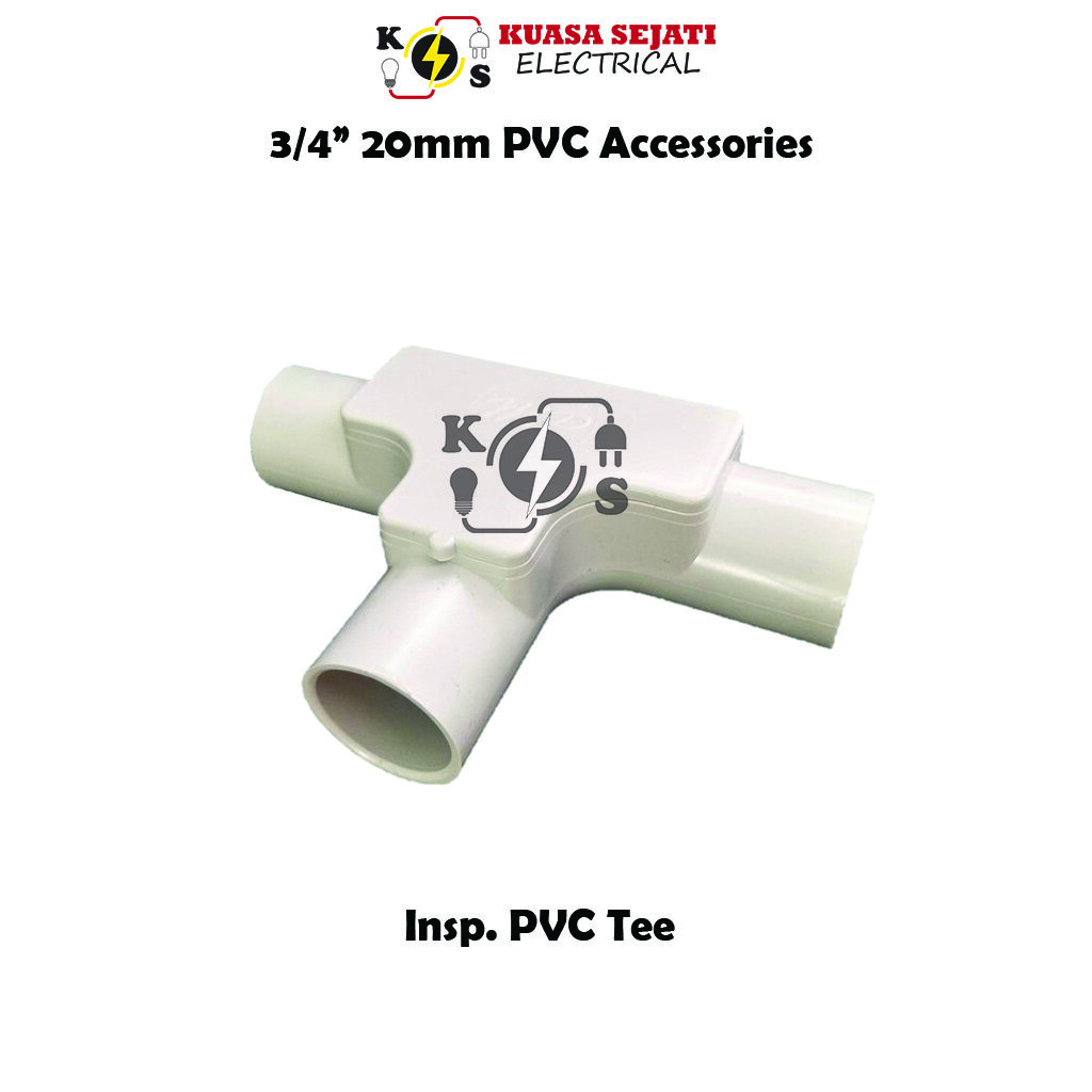 3/4" 20mm PVC Conduit Fitting Box Accessories - 1way, 2way, 3way, 4way, Clip Saddle, Coupling ...