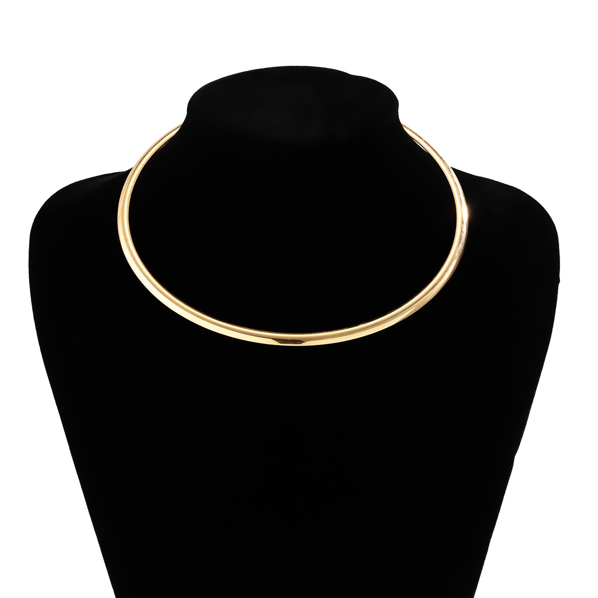 Minimalism Metal Smooth Collar Necklace Fashion Womens Collar Choker ...
