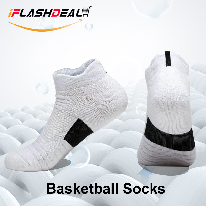 iFlashDeal Sports Socks Men Basketball Socks Low / Medium Cut Bottom ...