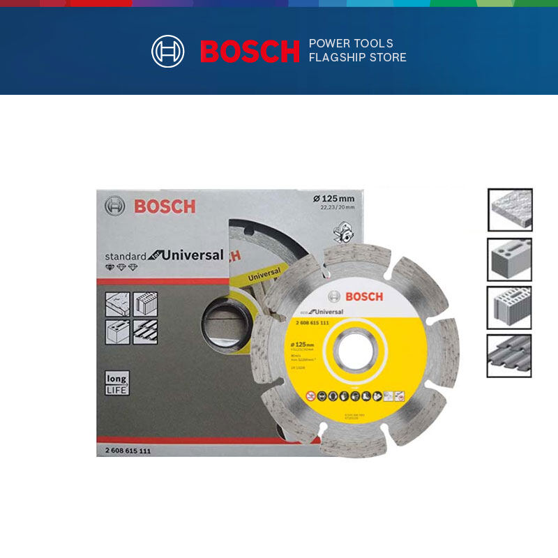 BOSCH Universal Diamond Cutting Disc (125 x 22.23/20mm) - 2608615111 ...