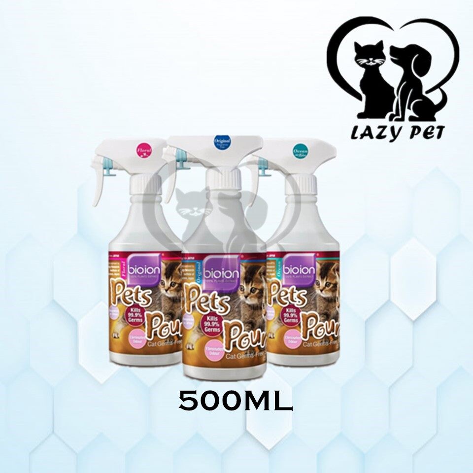 Bioion Pets Pounce Pet Sanitizer Spray Sakura (Dog & Cat) 500ML | Lazada
