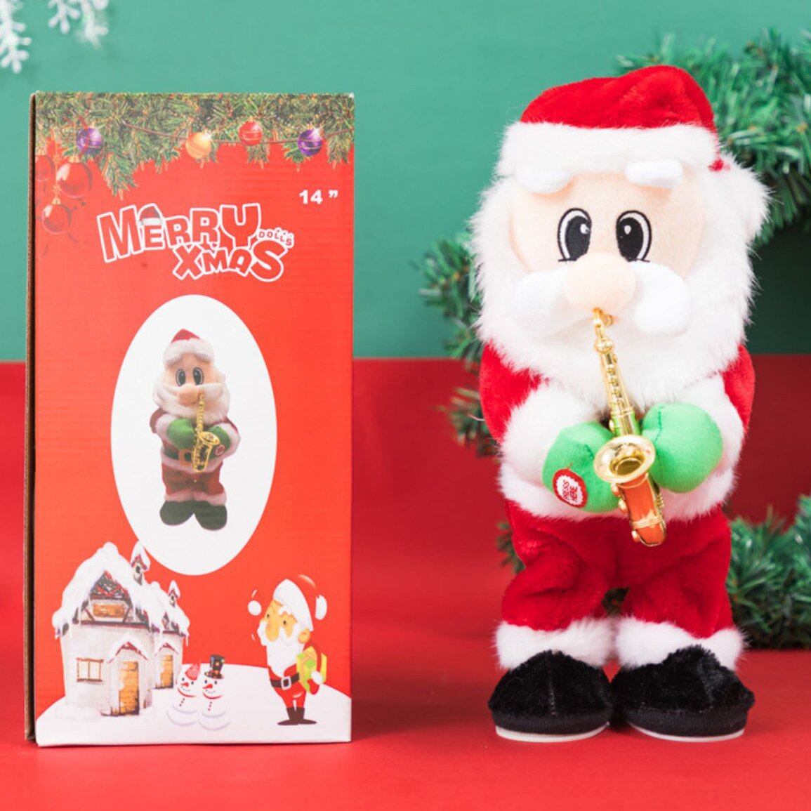 OH Song ของเล่นซานต้าไฟฟ้าร้องเพลงและเต้น,ตุ๊กตาซานตาคลอสไฟฟ้าใช้เป็น ...