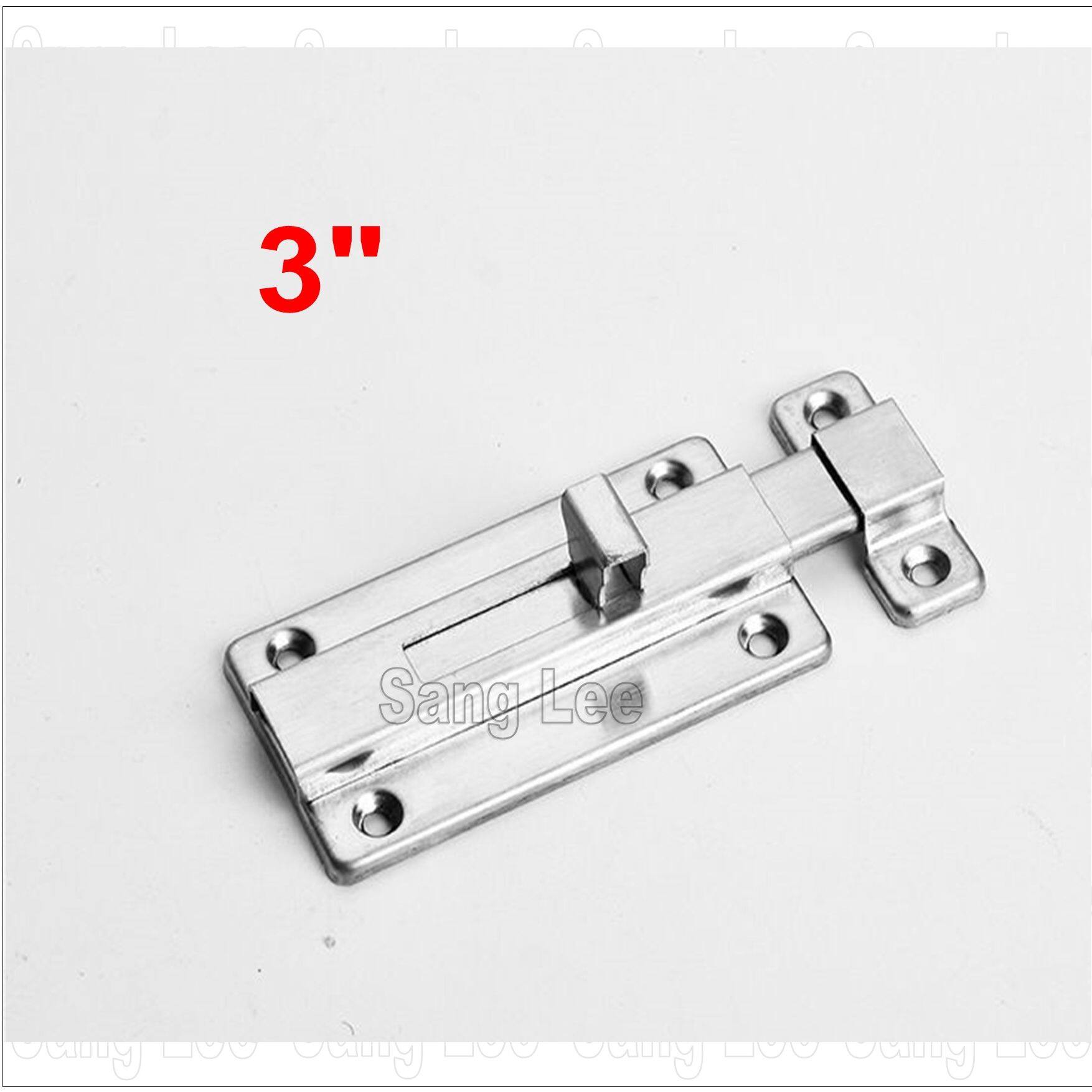 Square Bolt Slug Stainless Steel Door Barrel Bolt Latch Slug Sliding ...