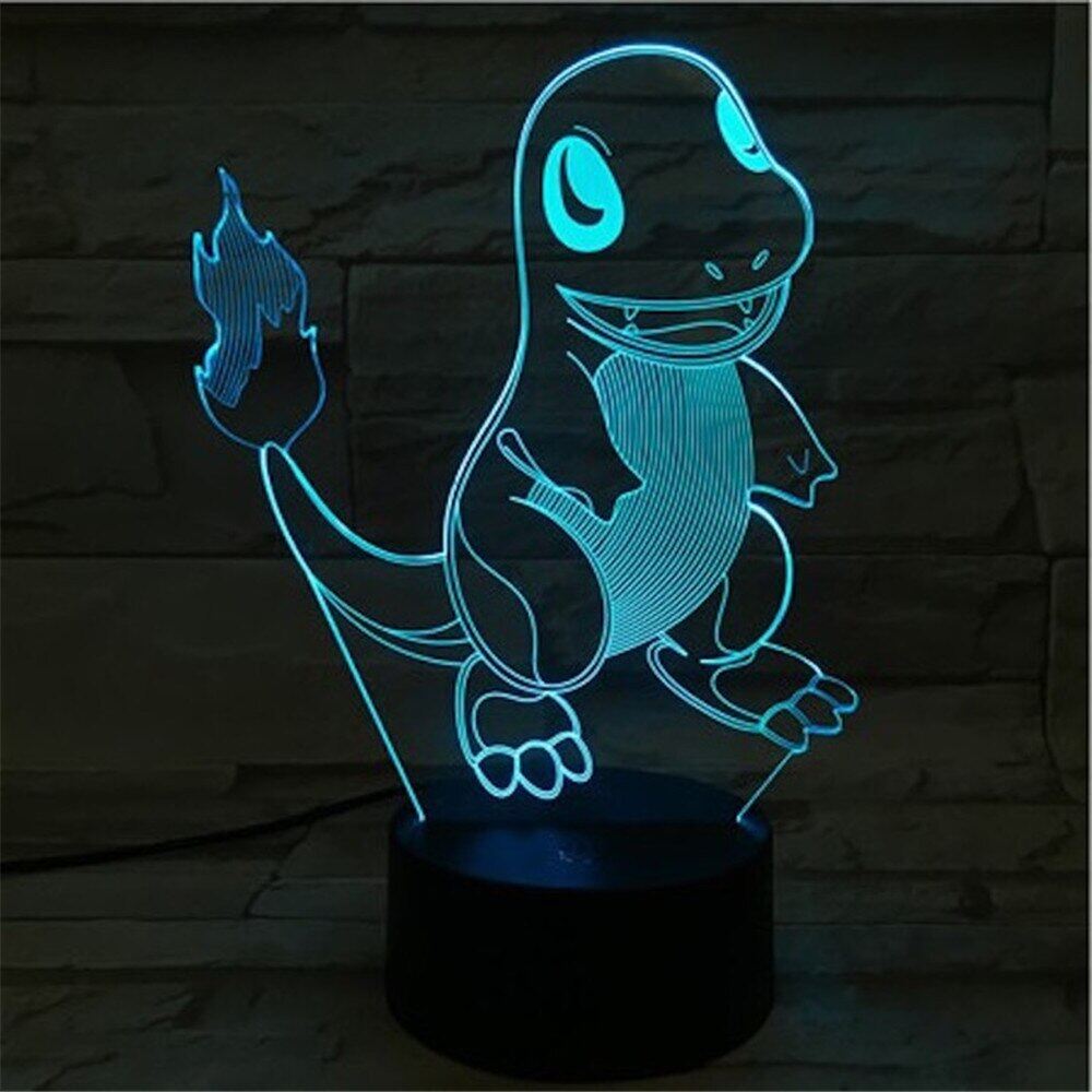1 41Style Pokemon Pikachu Charizard Anime Figures 3D Led Night Light ...