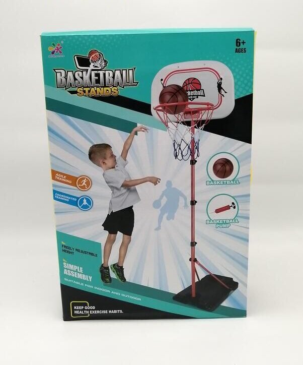 Basketball Stands Play Set - Portable Sports Adjustable Simple Assembly ...
