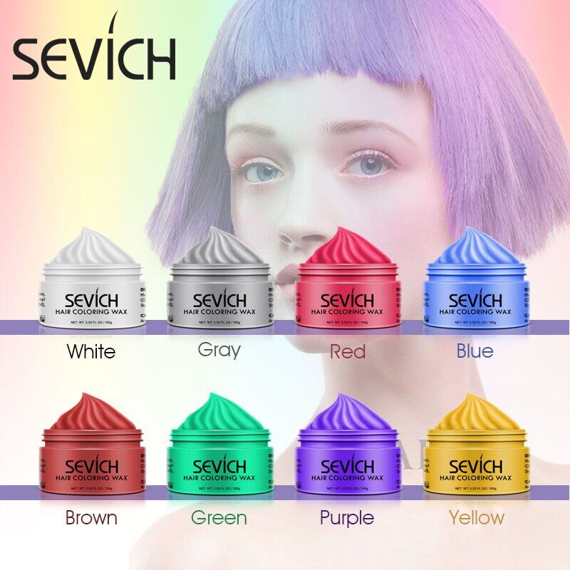 Dye Hair Mud Hairstyle Gel Cream Color Hair White Black Temporary ...