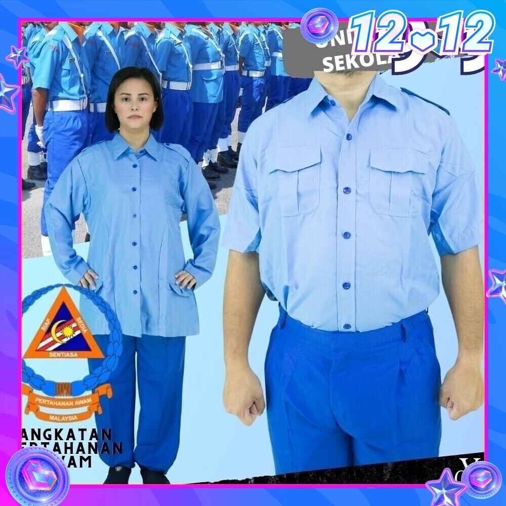 CY 2907 UNIFORM PERTAHANAN AWAM / KEMEJA PERTAHANAN AWAM / pakaian ...