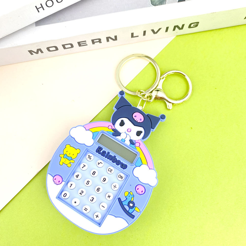 [3 in 1] Creative Sanrio Calculator Keychain Mini Maze Game Pendant ...