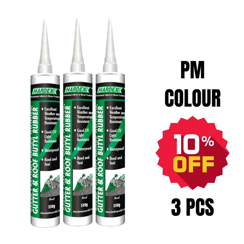 Original HARDEX RS-280 Awning Silicone Gutter Roof Butyl Rubber ...