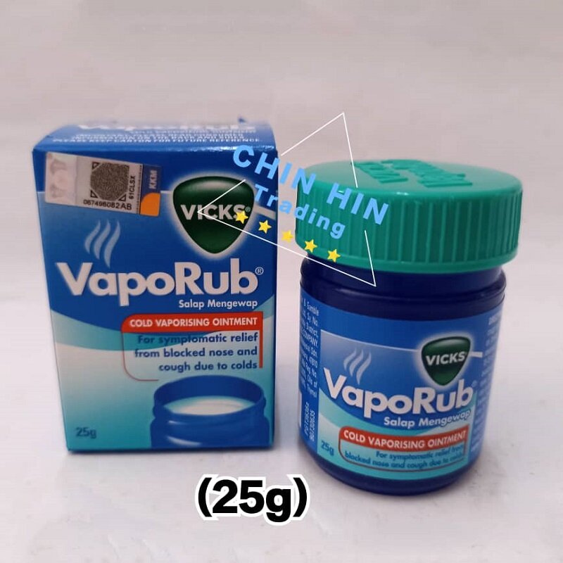 VICKS VapoRub / Cold Vaporising Ointment (10g - 50g) | Lazada