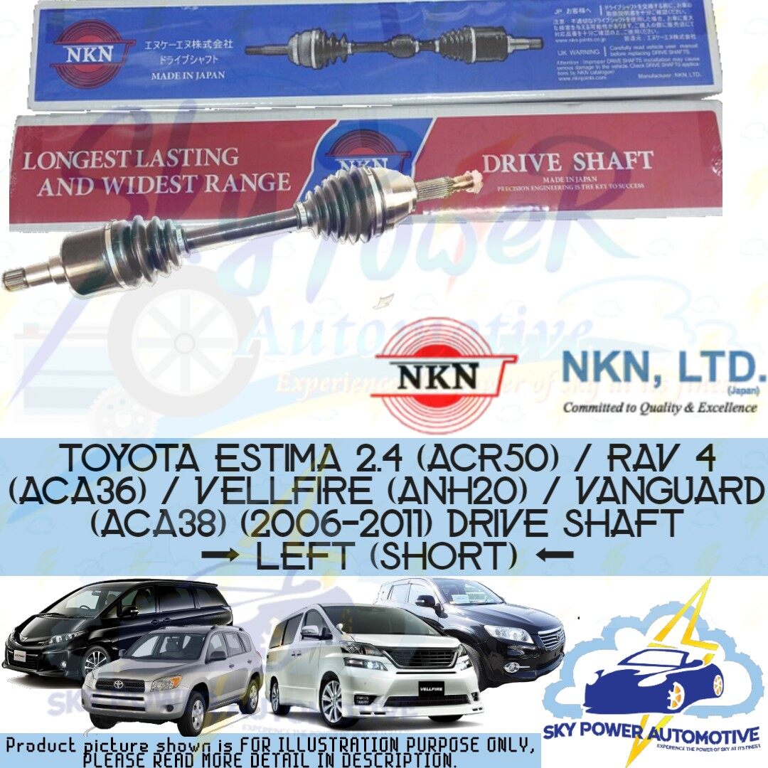 TOYOTA ESTIMA 2.4 ACR50(2006-2011)/ RAV 4(ACA36)/ VELLFIRE ANH20 ...