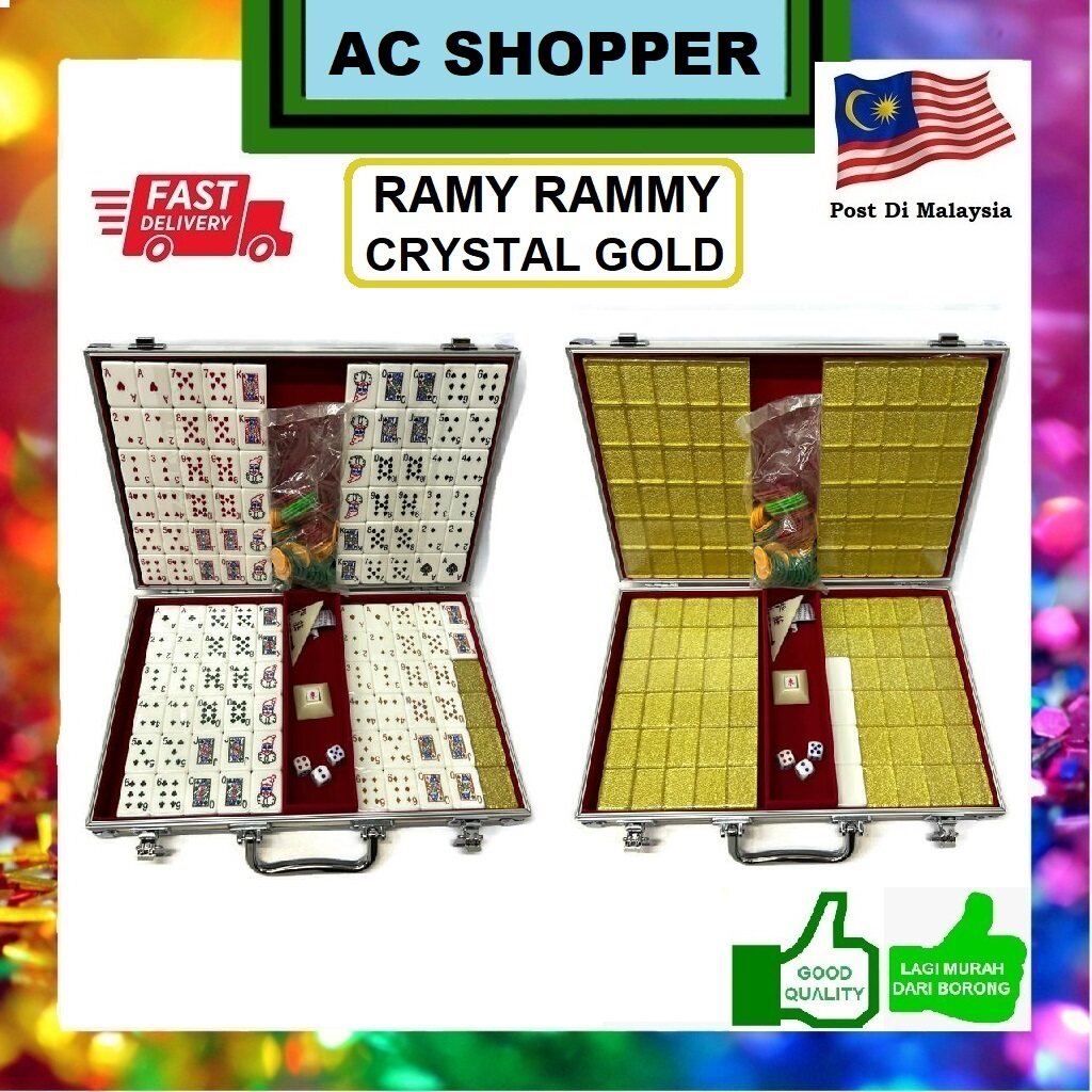 RUMMY GOLD DIAMOND RAMY RAMMY RAMI LAMI COLOUR 120PCS MALAYSIA 🇲🇾 READY ...