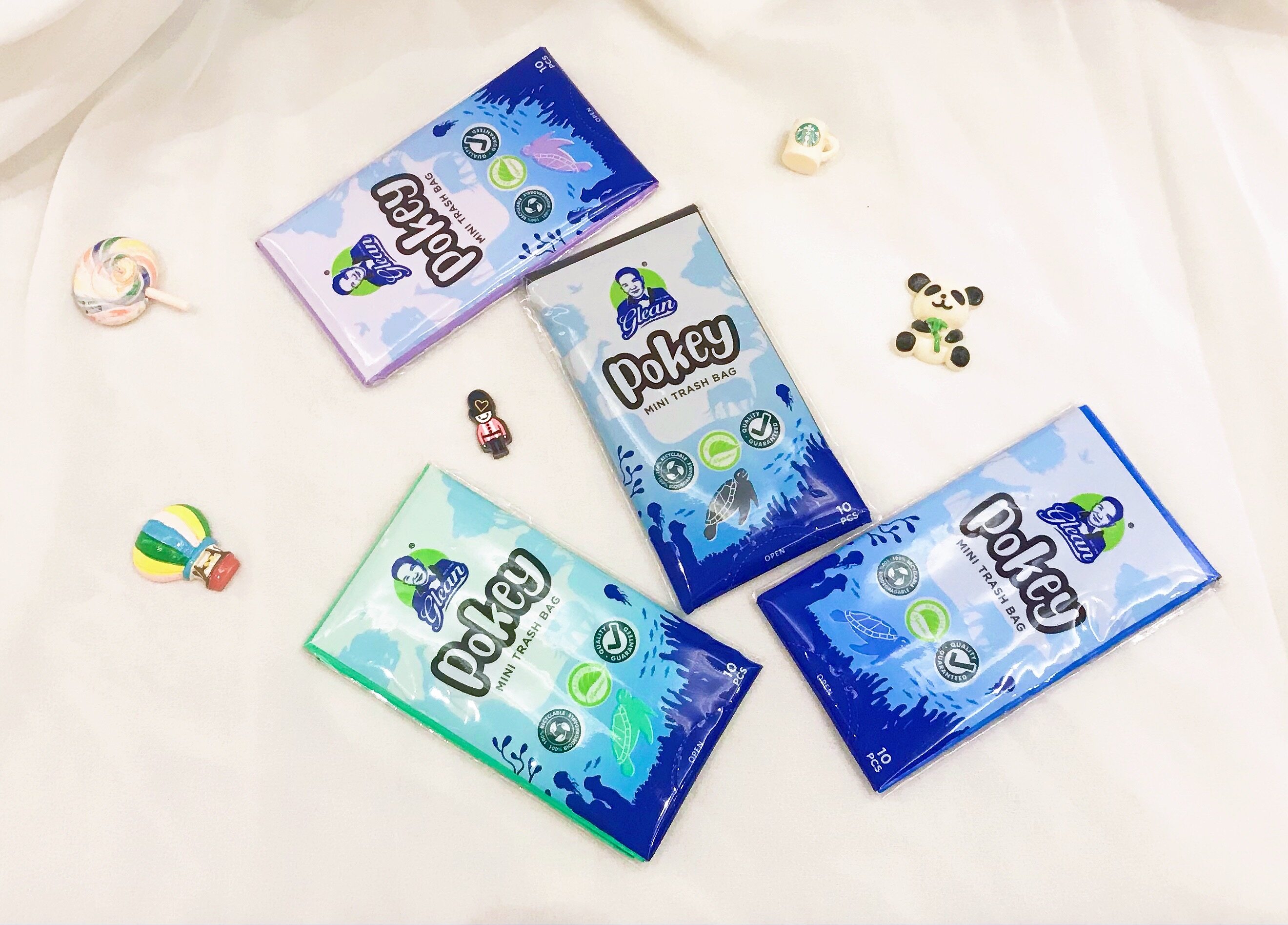 GLEAN POKEY Mini Trash Bag Biodegradable Car garbage bag / GOOD QUALITY ...