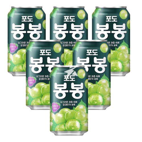 Korea Haitai BonBon Grape/Pear 238ML 韩国海太葡萄饮料真果粒 | Lazada