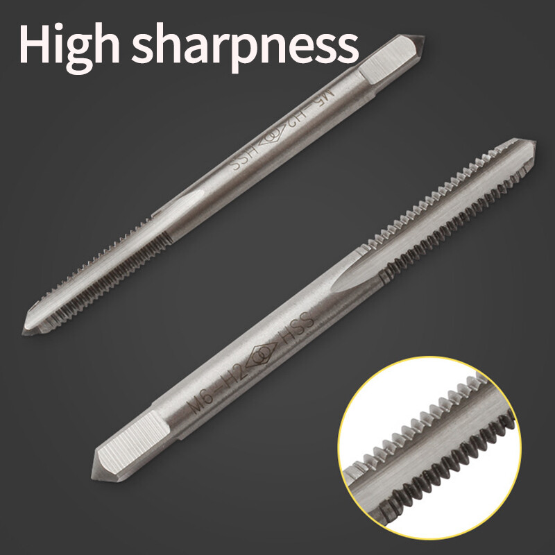 High Speed Steel Metric Screw Thread Tap Durable Thread Tap M6 Bicycle ...