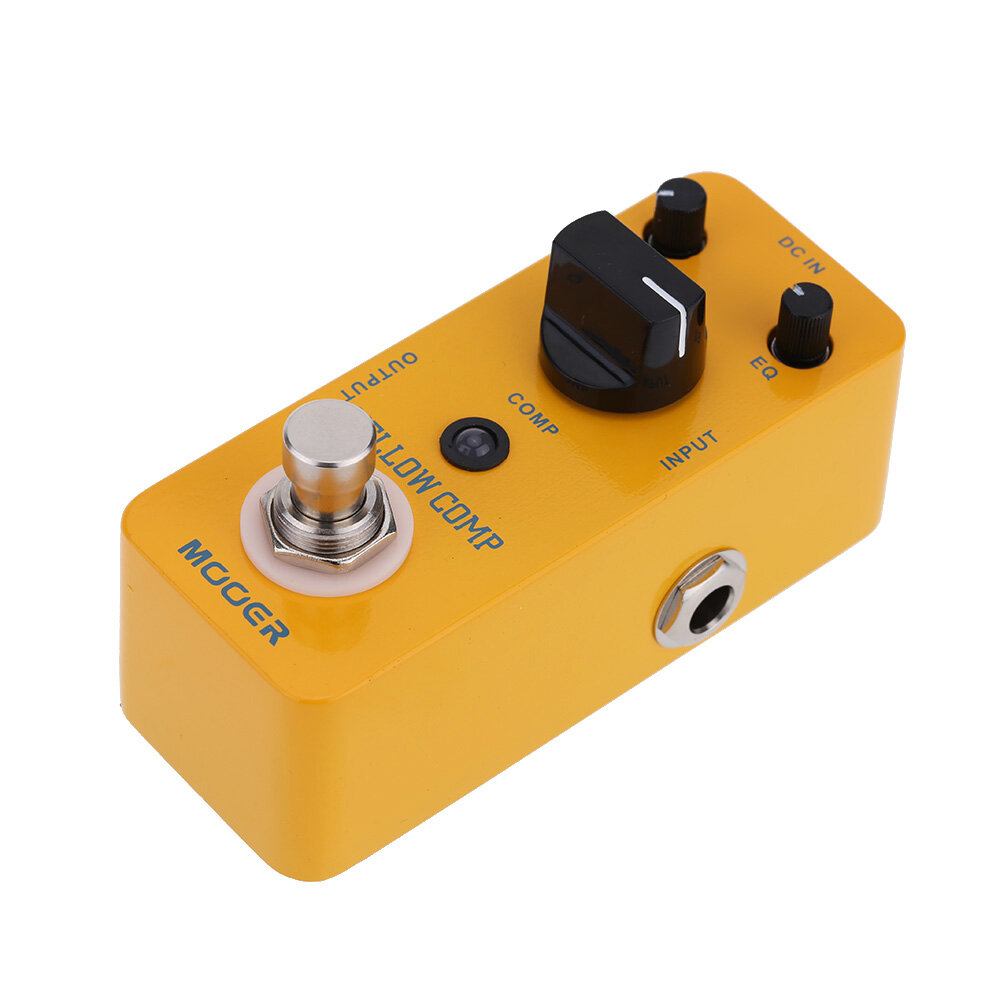 Mooer Yellow Comp Micro Mini Optical Compressor Pedal สำหรับกีตาร์ไฟฟ้า ...