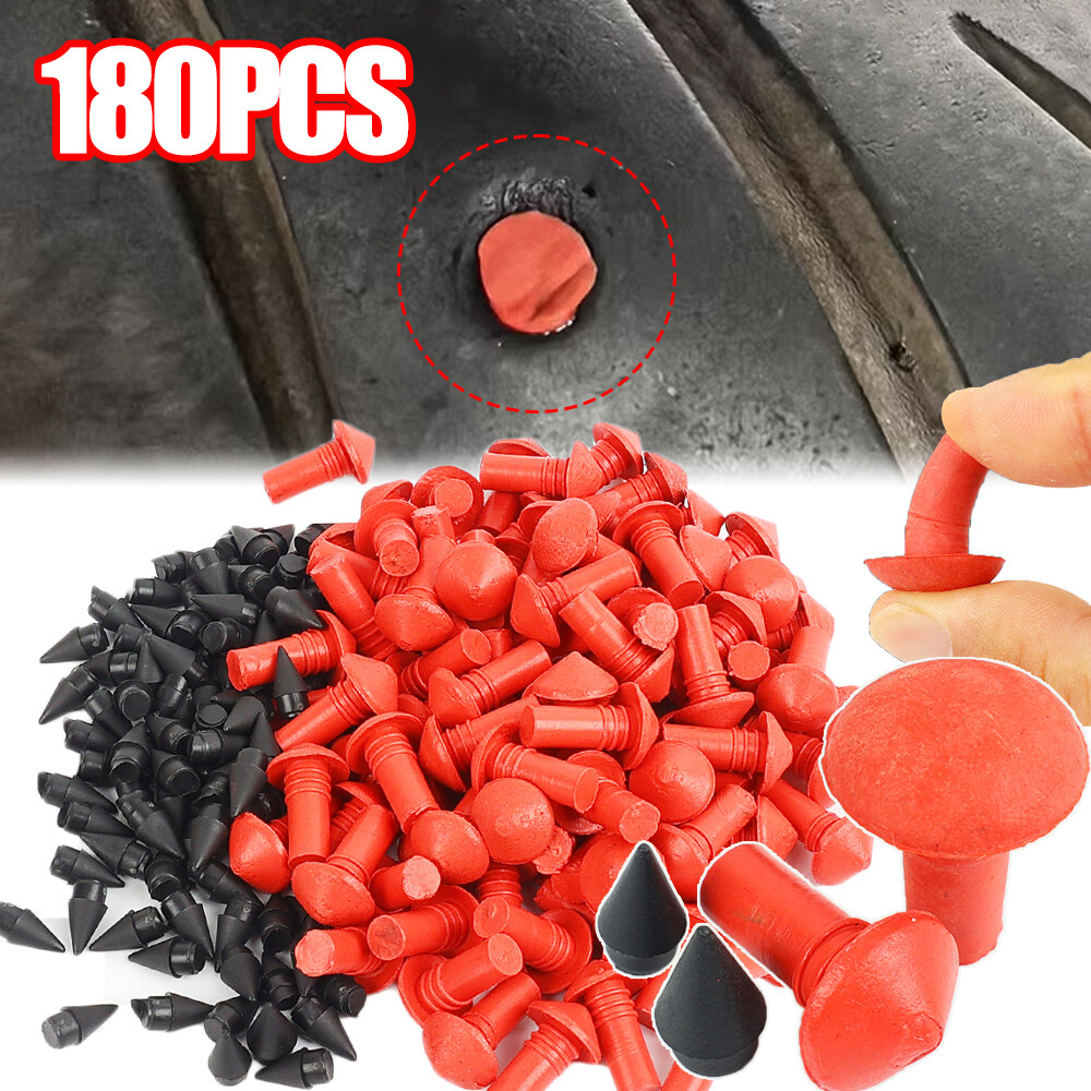 180PCS Car Rubber Nails Mushroom Head Plug Motorcycle Bike Tyre ...