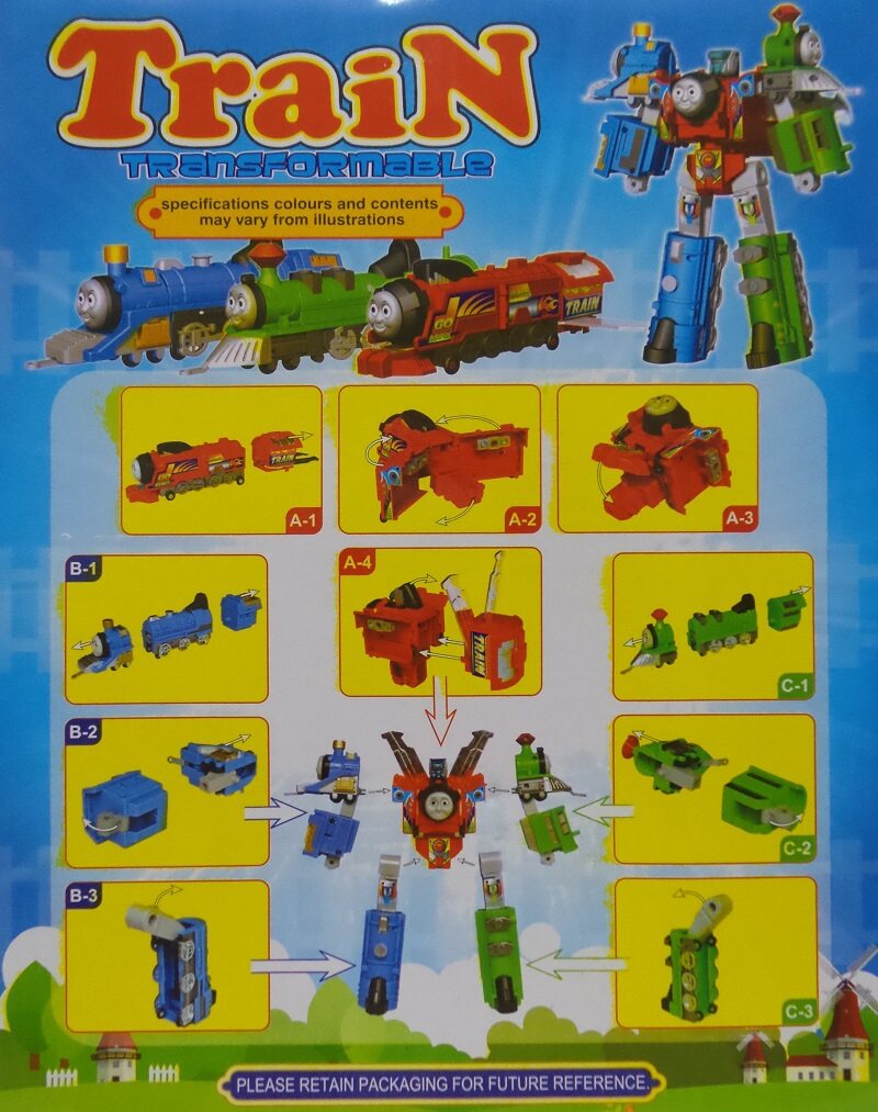 Thomas & Friends Train Transformer Robot Toys for boys | Lazada