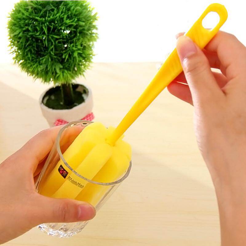 1 Pcs Glass Bottle Cleaning Sponge Brush Cleaner Washing Kitchen Y1A8 ...