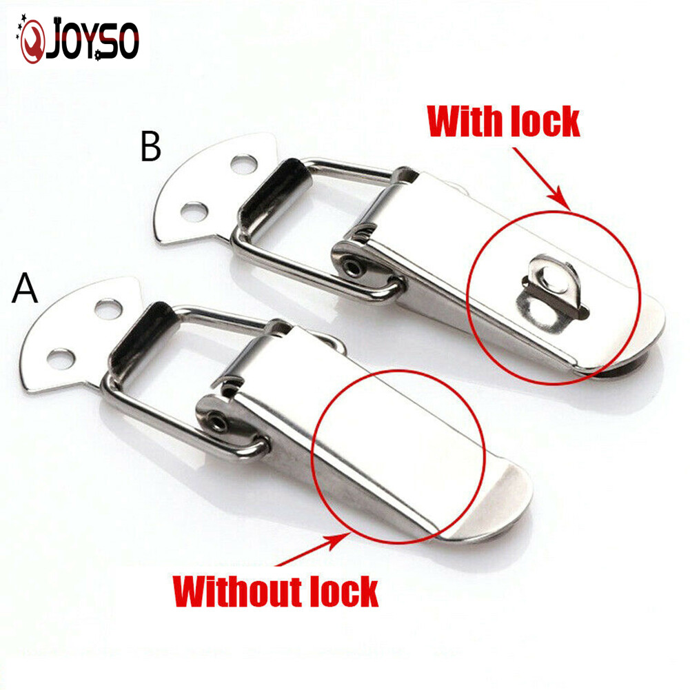 JOYSO 5/10 Pcs Latches Catch Stainless Steel Cabinet Box Handle Toggle ...