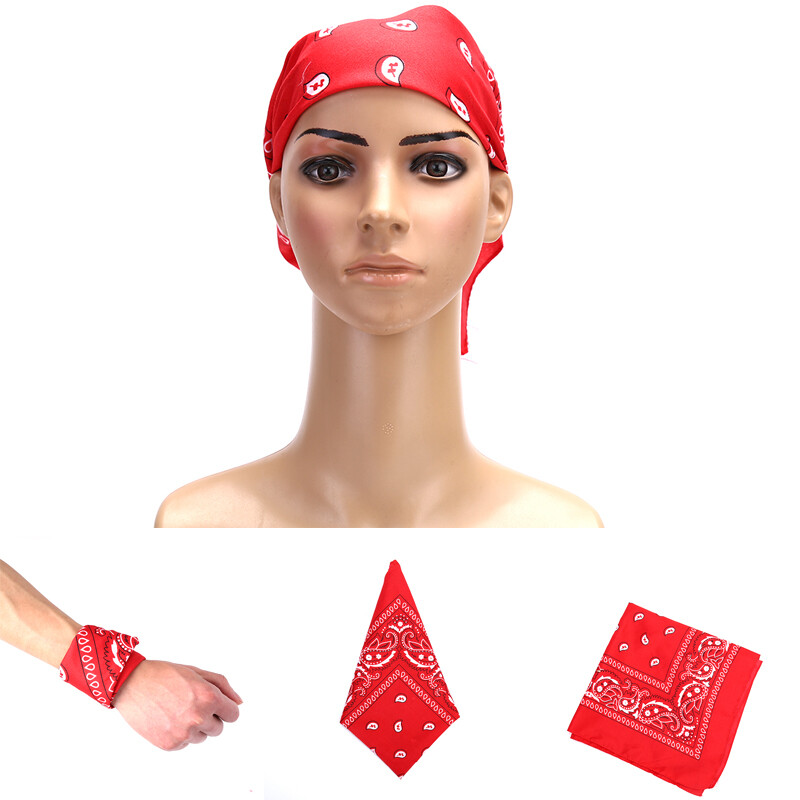 Pime MALL Men Women Bandana Cotton Paisley Print Scarf Head Wrap Neck ...