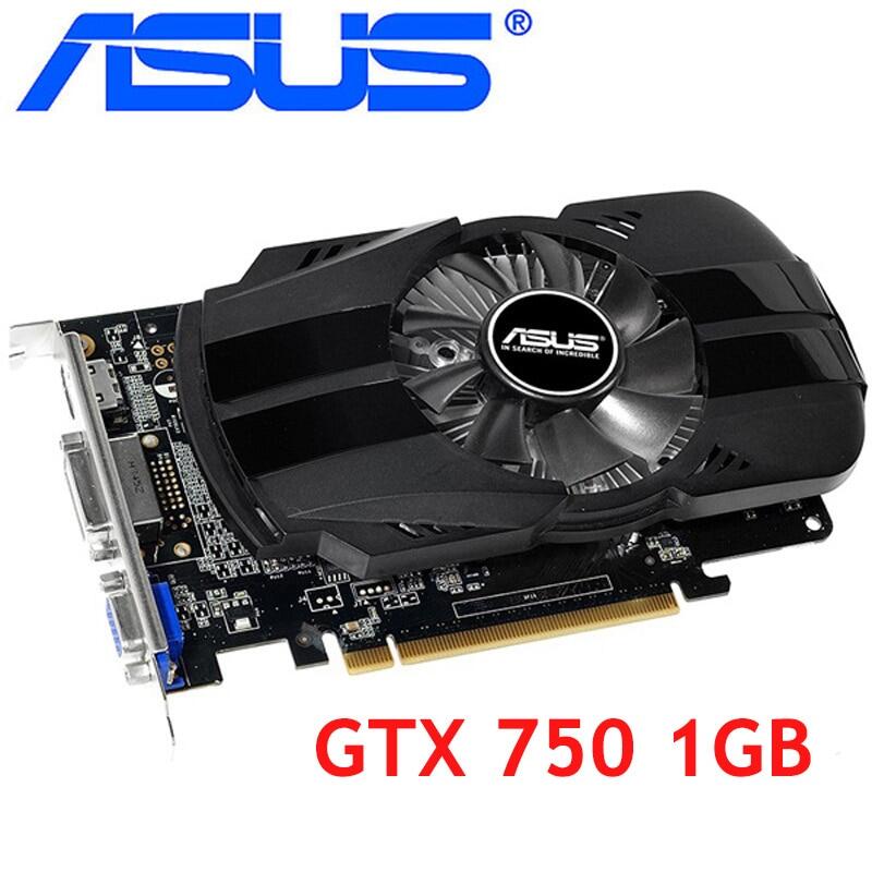 ASUS Graphics Card Original GTX 750 1GB 128Bit GDDR5 Video Cards For ...