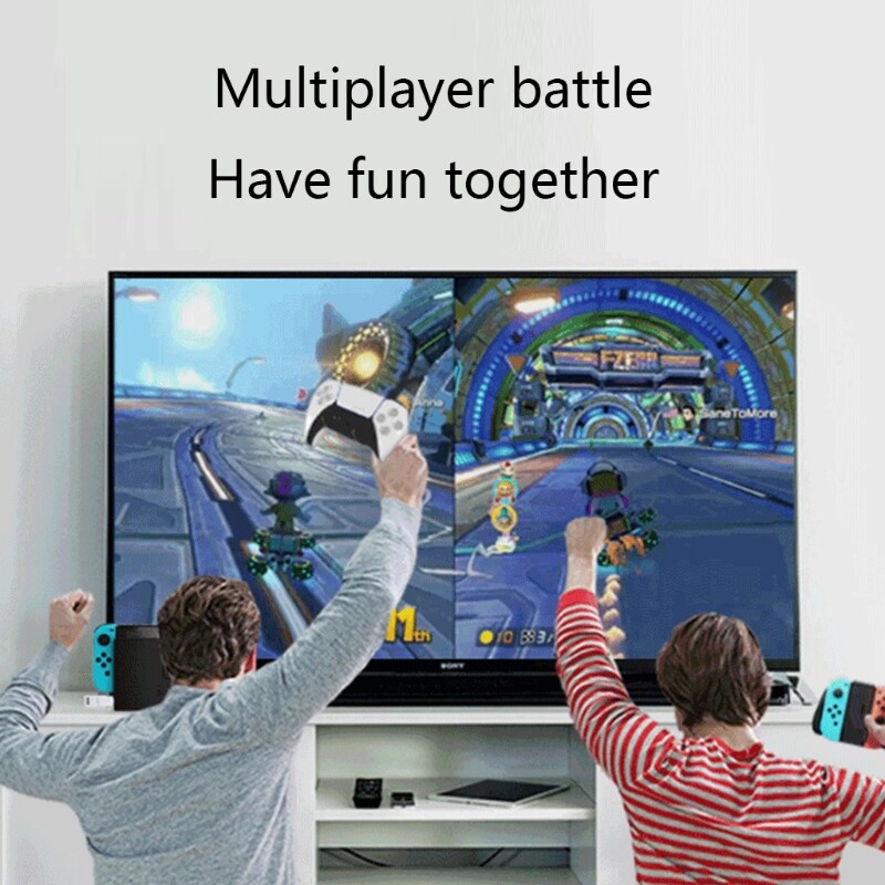 USB Wireless Controller Converter อะแดปเตอร์ที่รองรับบลูทูธสำหรับ PS5/Switch/PS4/PS3/PC Gaming ...