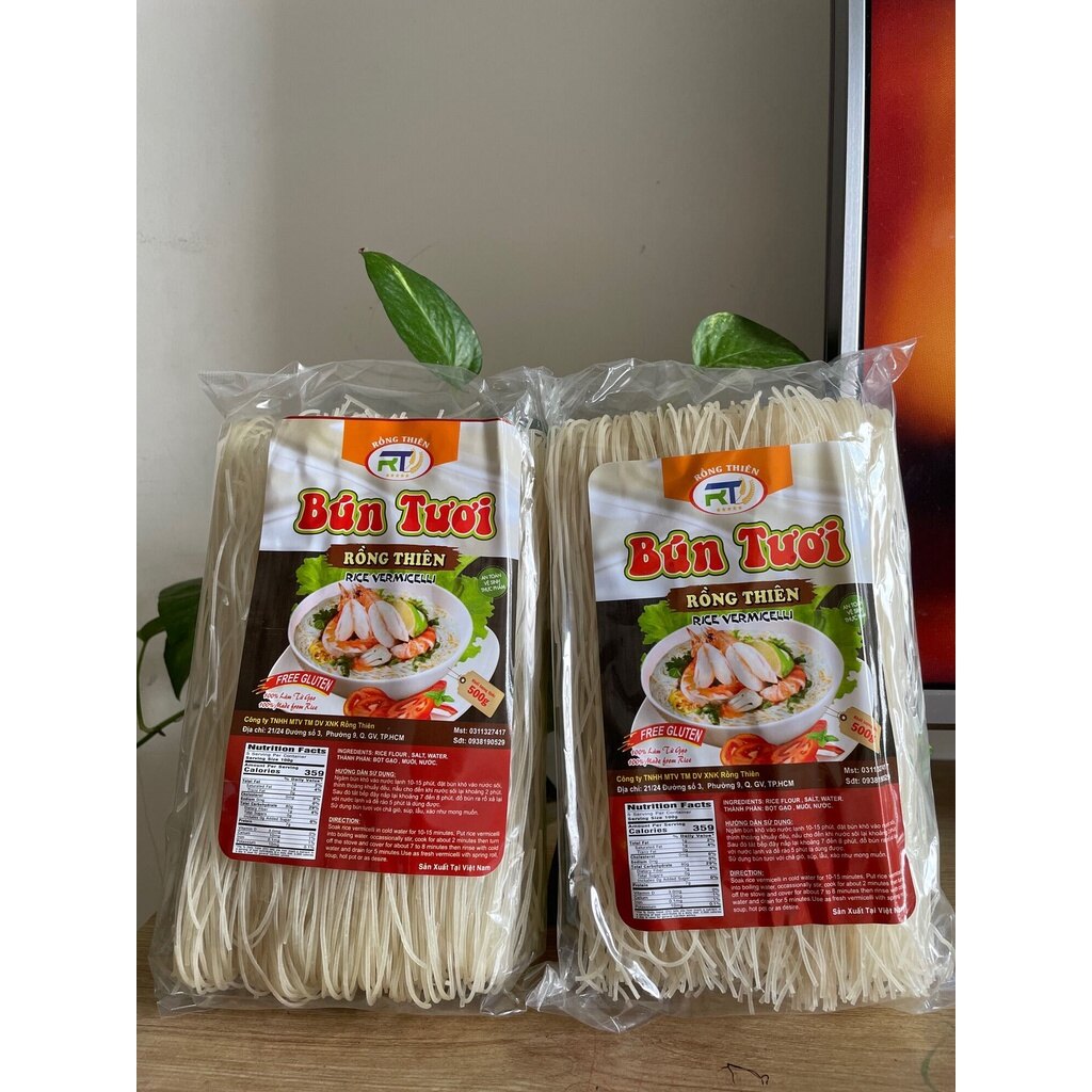 【Vietnamase】Bun Tuoi Rong Thien / Vietnam Rice Vermicelli ( 500 g ...