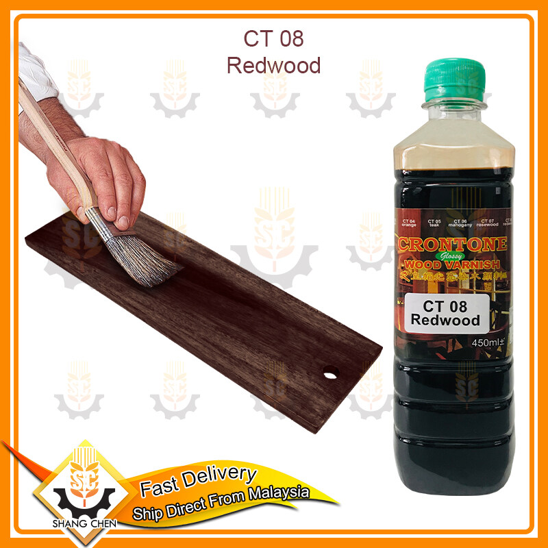 Glossy 450ml Cronn Tone Wood Varnish / Wood Shellac / Syelek Kayu ...