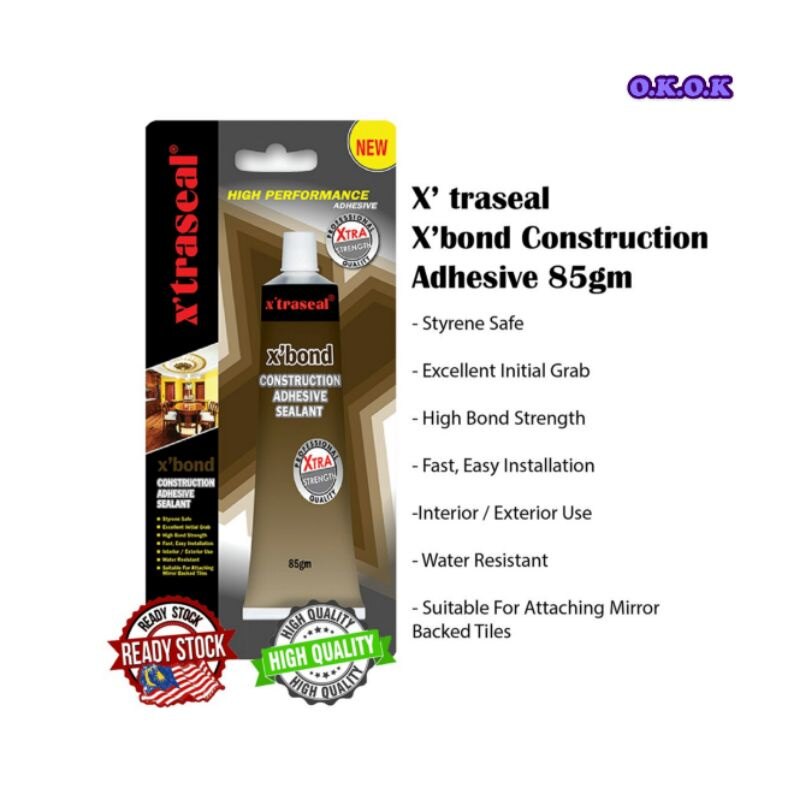 X'traseal X'bond Construction Adhesive Sealant | Lazada
