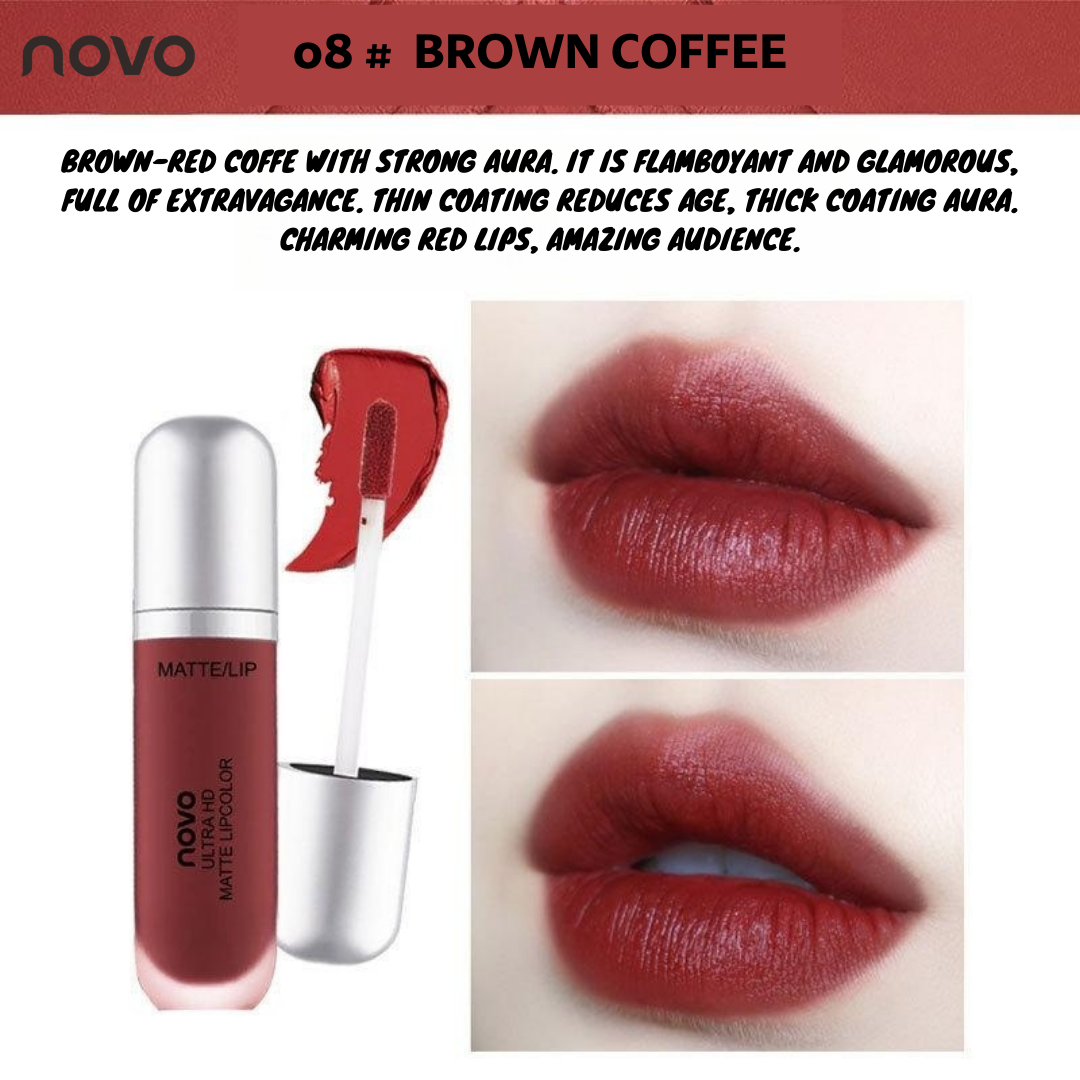 NOVO Creamy Ice Cream Velvet Lip Tint Long-Lasting Lipstick | Lazada