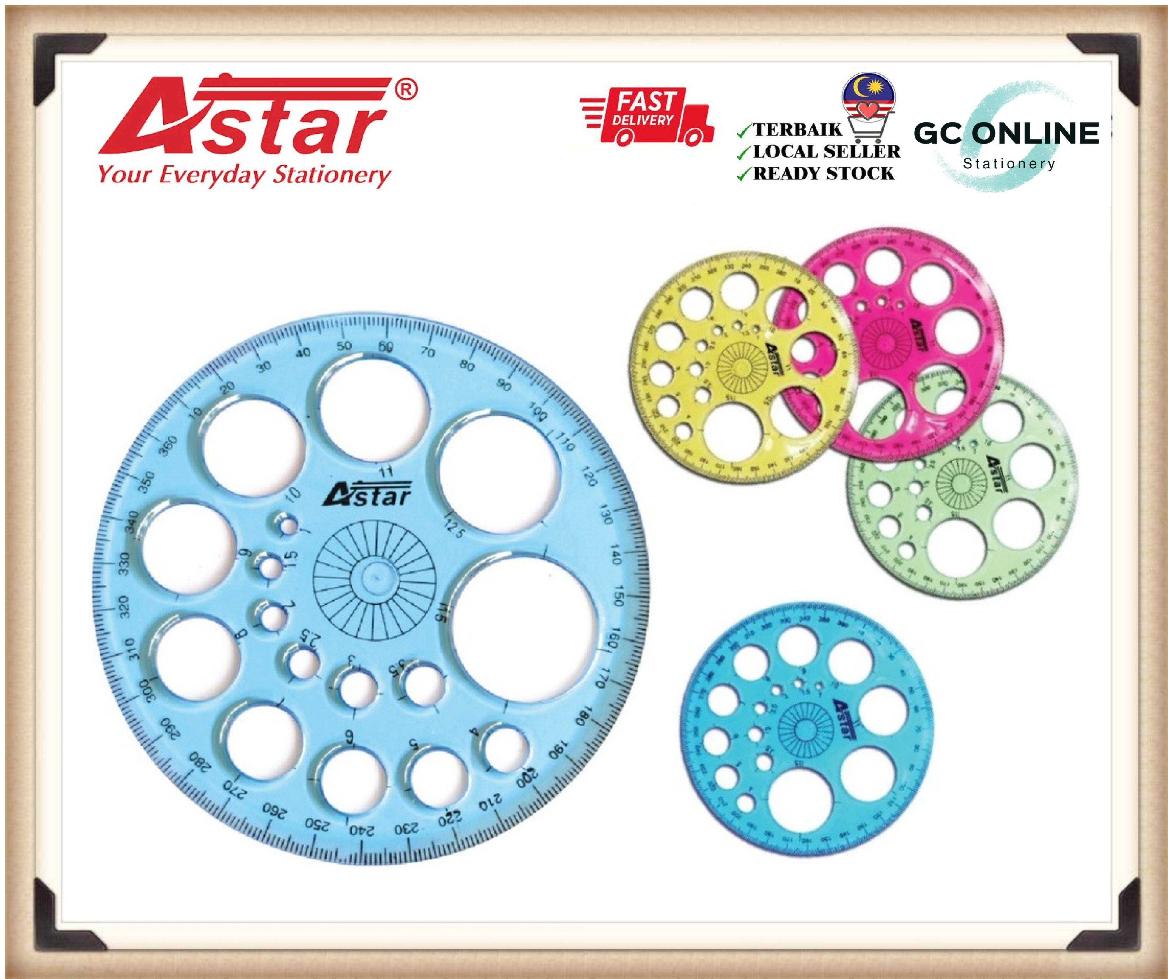 Astar 360 Degree Rounded Ruler with Hole / 360’ Protractor | Lazada