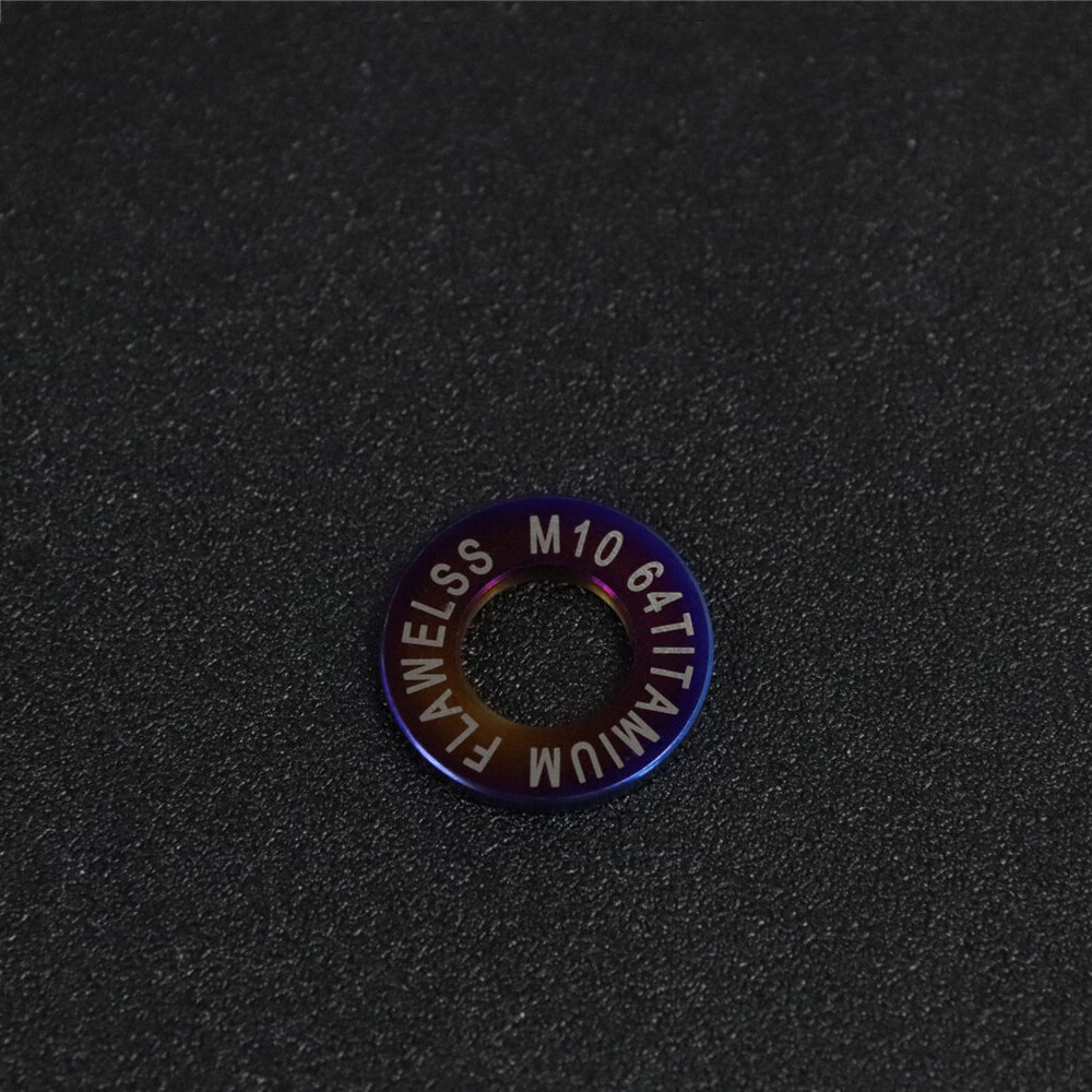 Flawless-Ti Gr5ไทเทเนียมแบนเครื่องซักผ้า M6 M8 M10ที่มีอยู่ - Flawless ...