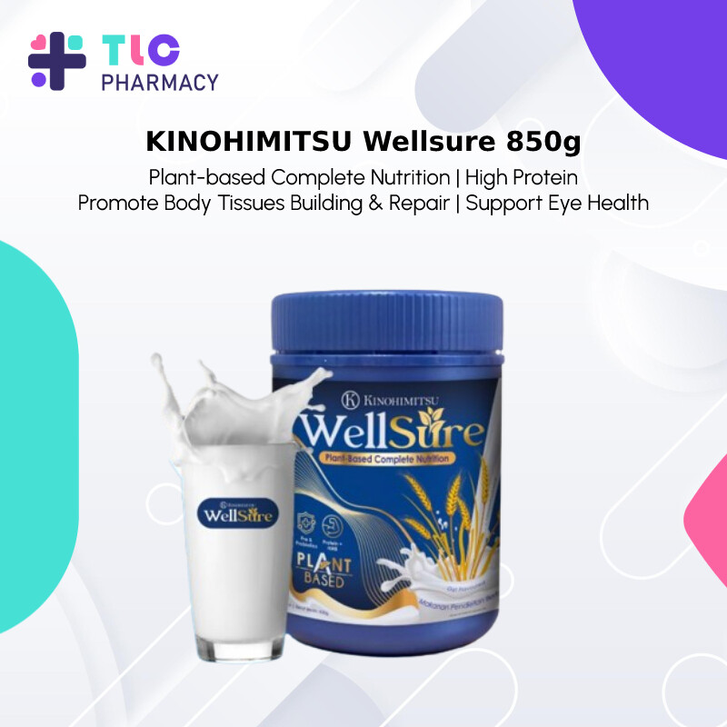 Kinohimitsu Wellsure 850g / Plant Based / Complete Nutrition / Oat ...