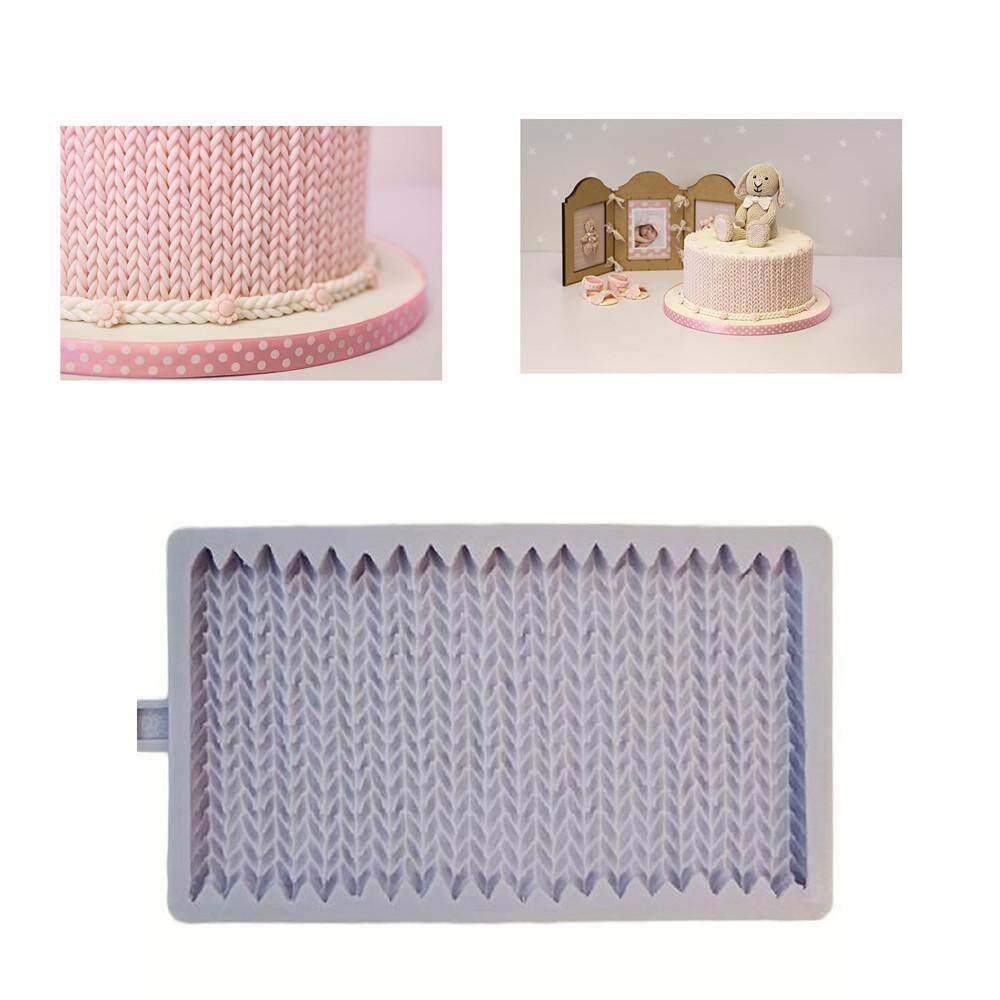 1pc Chunky Knit Mould DIY New Kind Baby Birthday Cake Mold Fondant ...