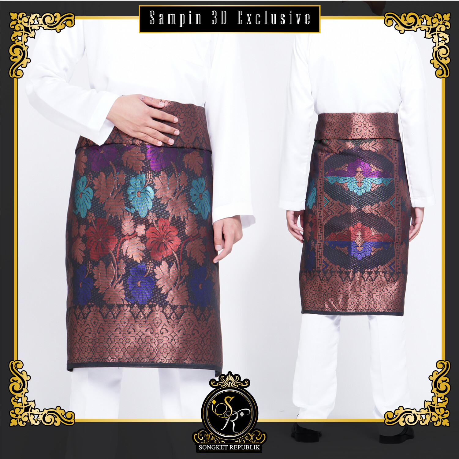 NEW DESIGN SAMPIN 3D EXCLUSIVE (bunga raya) | Lazada