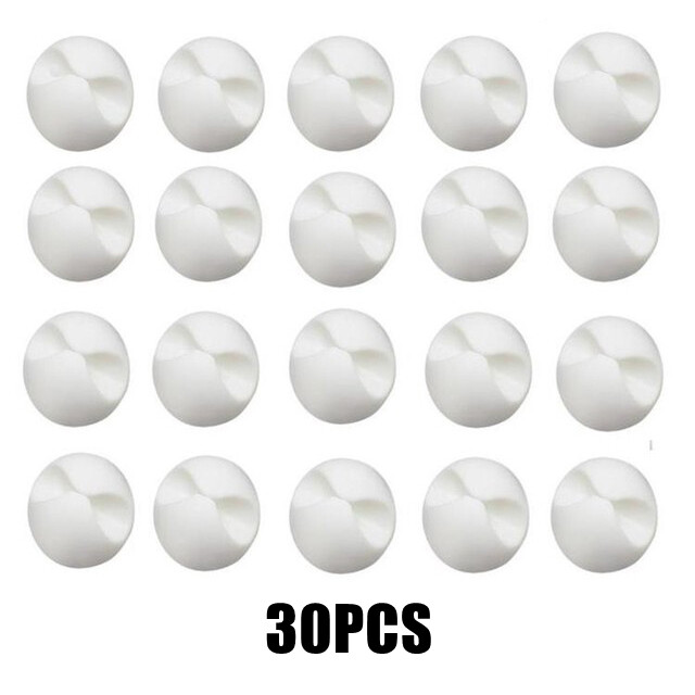 30PCS Cable Organizer, Cable Clips, Desk Tidy Organiser, Wire Cord USB ...